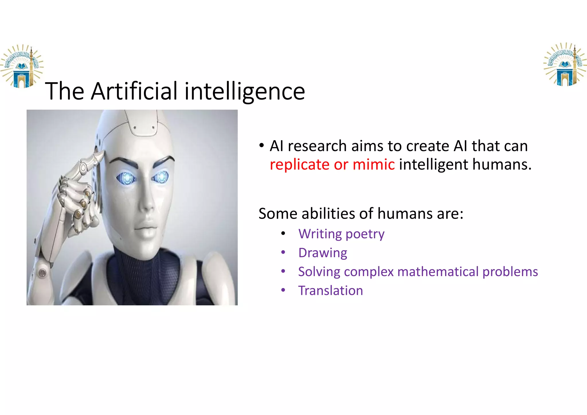 Introduction To Artificial Intelligence And Machine Learning Ppt