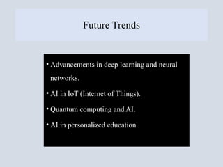 aiML APPLICATIONS AND RECENT TRENDS.pptx