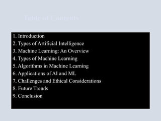 aiML APPLICATIONS AND RECENT TRENDS.pptx