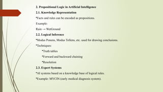 Artificial intelligence and machine learning | PPTX