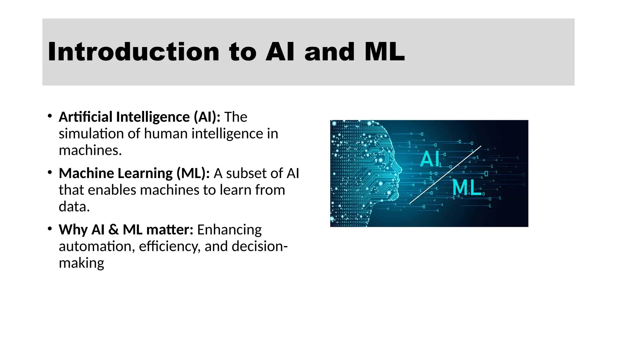 AI & ML: Transforming Technology, Innovation & Future Growth | PPTX