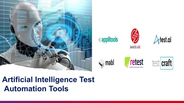Ai And Ml In Test Automation Presentation Pptx Computer Software And Applications Computing
