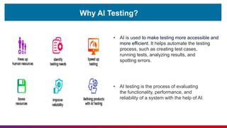 AI and ML in Test Automation Presentation | PPTX