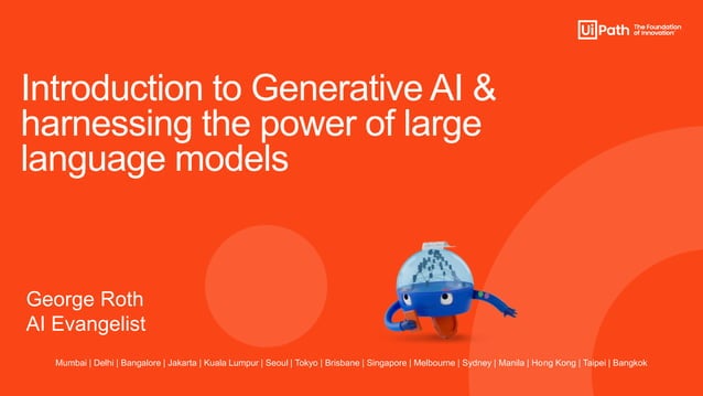 AI and ML Series - Introduction to Generative AI and LLMs - Session 1 | PDF