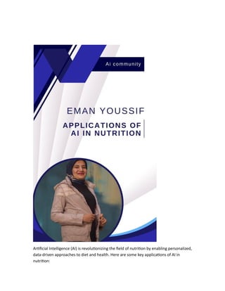 Ai and nutrition applications tips and tricks | PDF