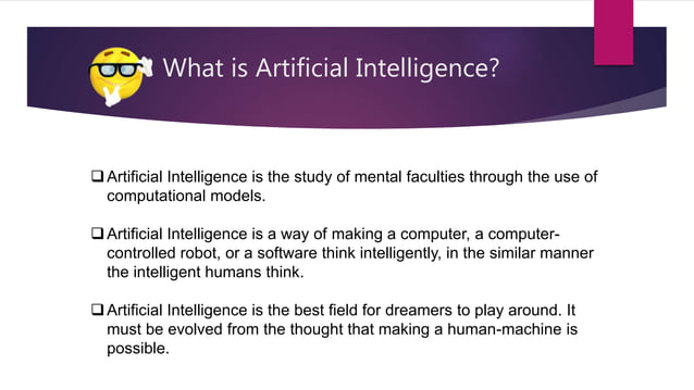 Every thing about Artificial Intelligence | PPT