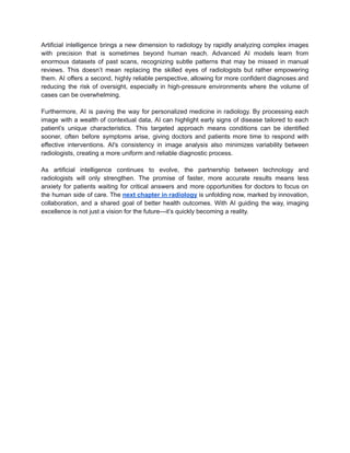 AI and Radiology_ Pioneering a New Era of Imaging Excellence By Hamid ...