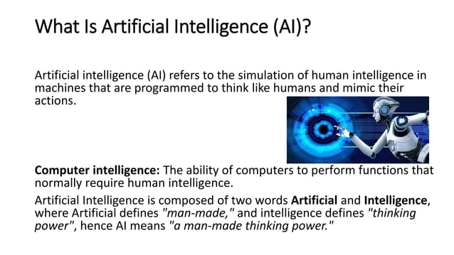 AI and Robotics(Lecture). All you know about AI and robotics. | PPT
