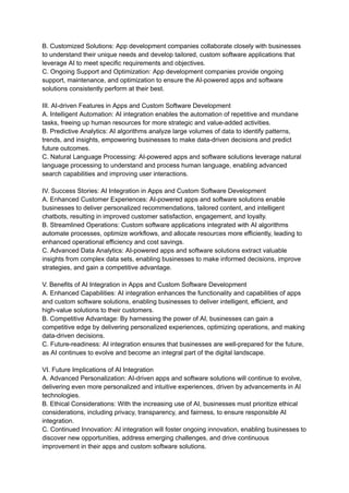 AI App Development and custom software development.pdf