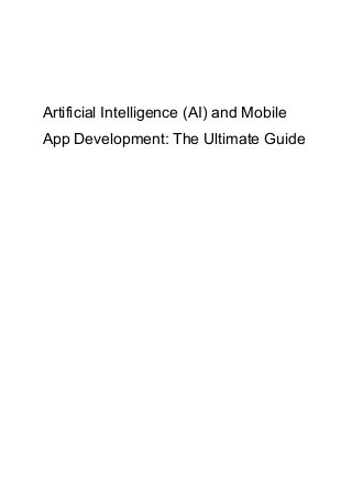 AI App Development Guide | PDF | Free Download