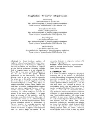 Ai applications study | PDF