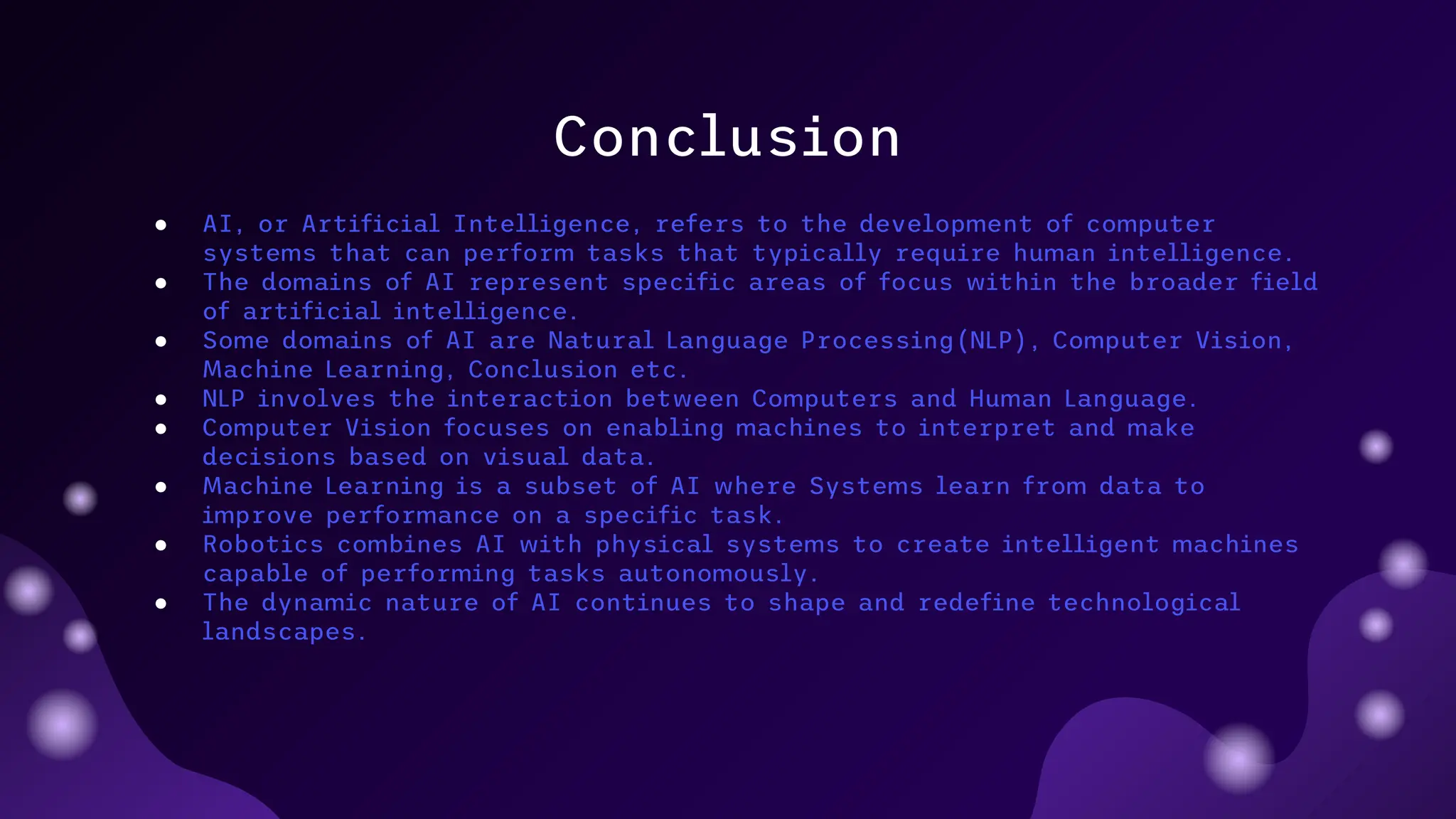 Artificial Intelligence and Its Different Domains.pptx