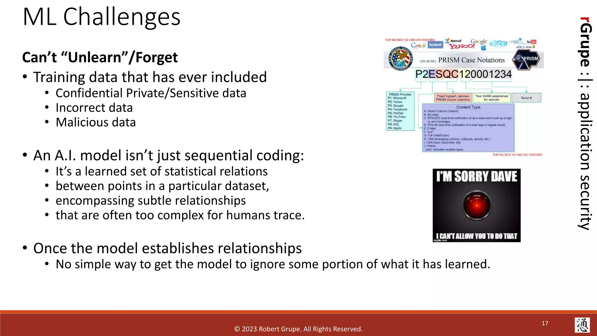 Application Security: AI LLMs and ML Threats & Defenses | PPSX