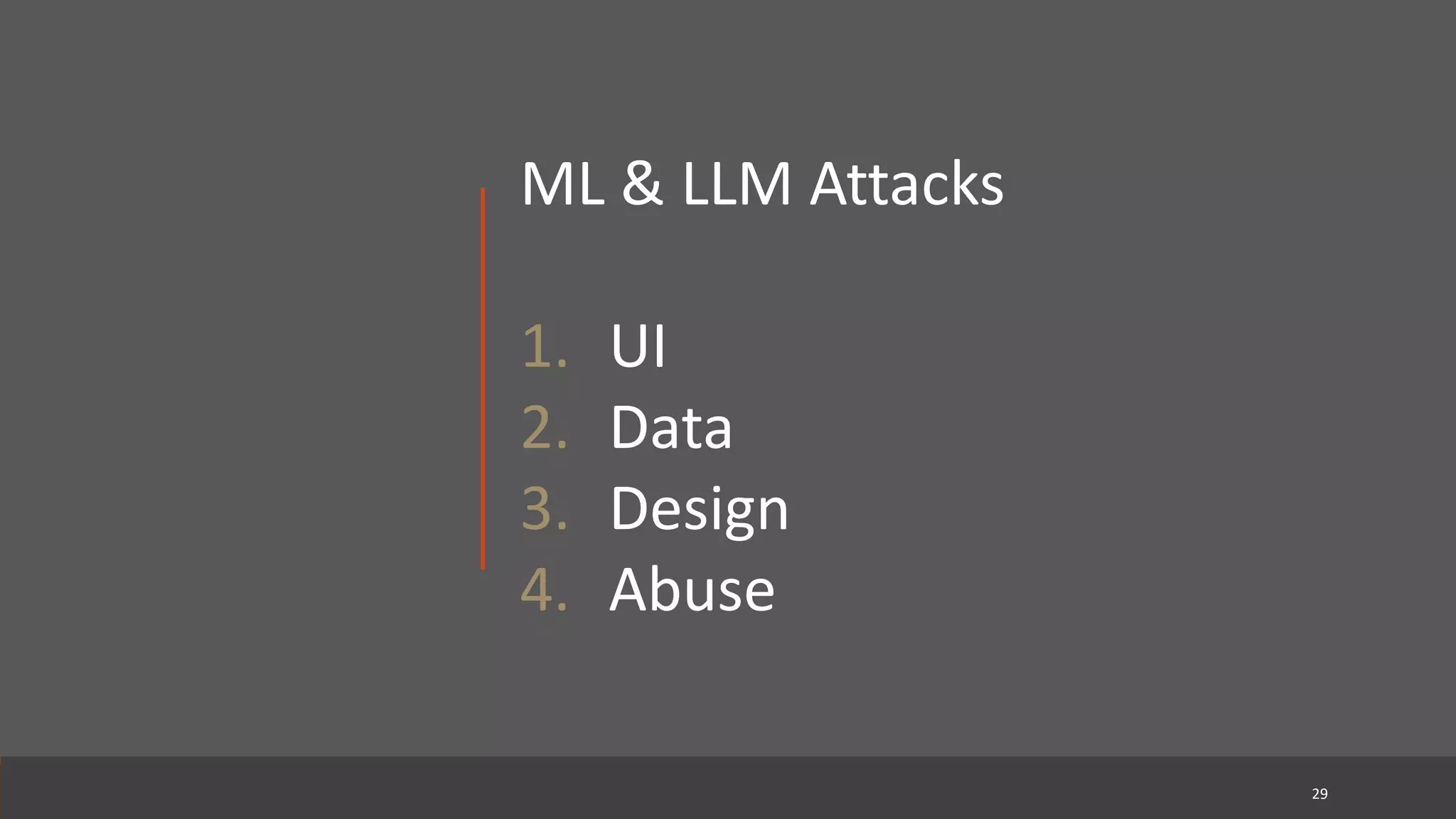 Application Security: AI LLMs and ML Threats & Defenses | PPSX