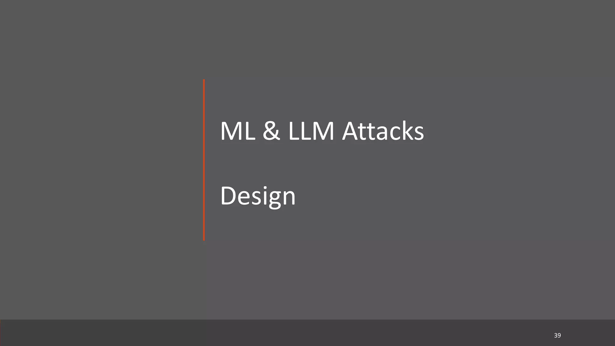 Application Security: AI LLMs and ML Threats & Defenses | PPSX