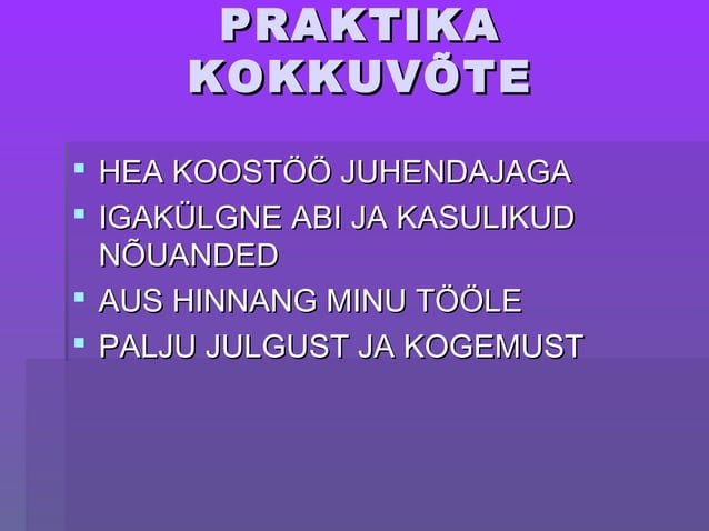 Aiapraktika i naksitrallid | PPT