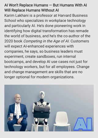 AI Won’t Replace Humans — But Humans With AI Will Replace Humans Without AI .pdf
