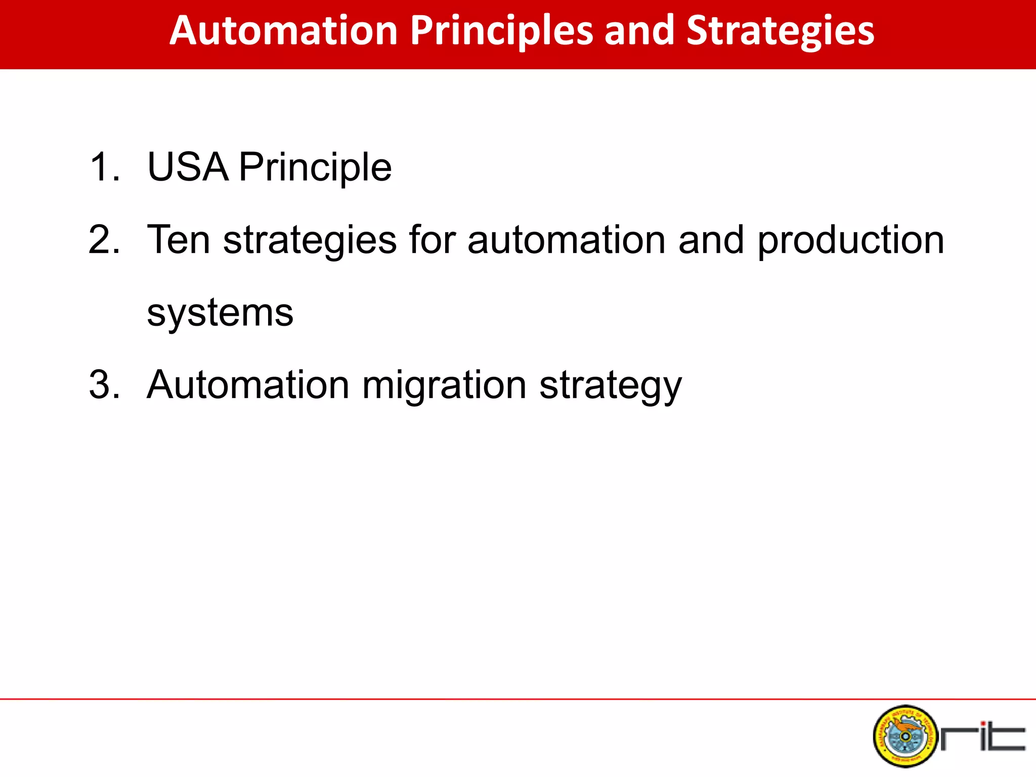 advanced industrial automation and robotics | PDF