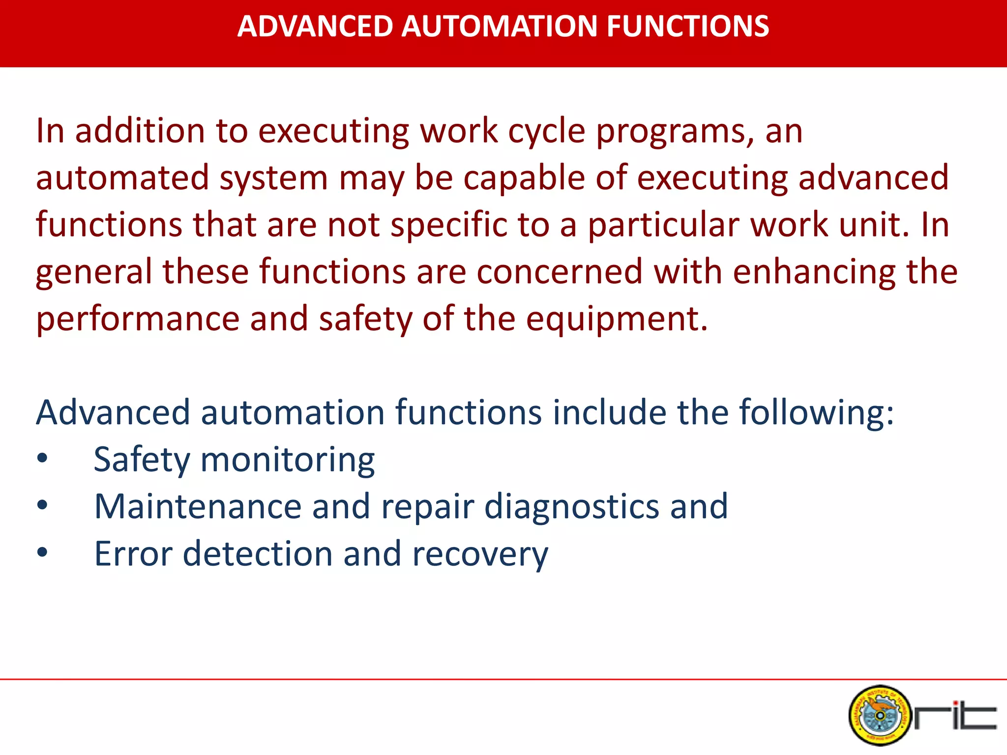advanced industrial automation and robotics | PDF