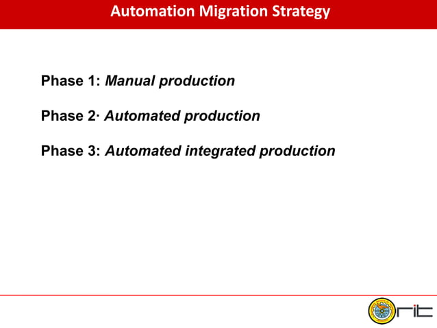 advanced industrial automation and robotics | PDF