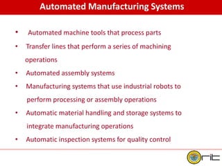 advanced industrial automation and robotics | PPT