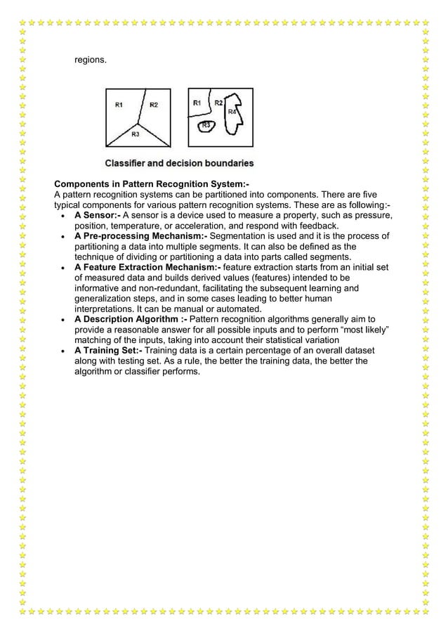 Design Principle Of Pattern Recognition System And Statistical Pattern Recognition Pdf