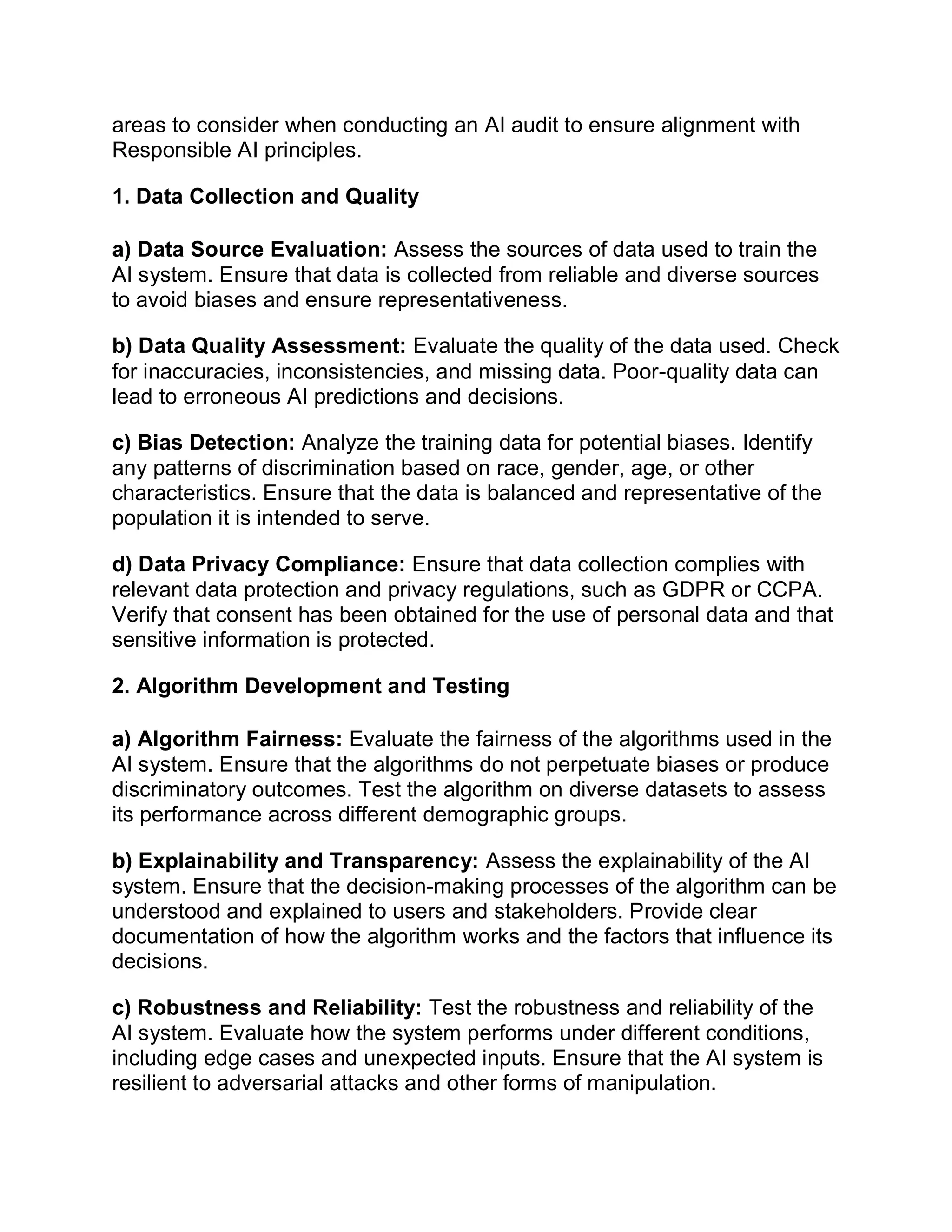 AI Audit: The Essential Checklist for Responsible AI | PDF