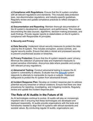 AI Audit: The Essential Checklist for Responsible AI | PDF