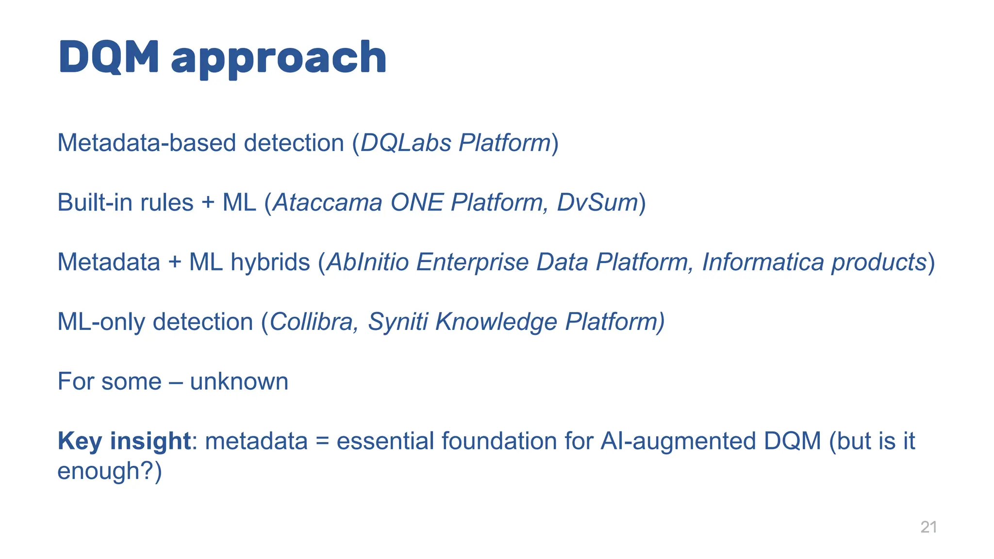 From Data Quality for AI to AI for Data Quality: a Systematic Review of ...