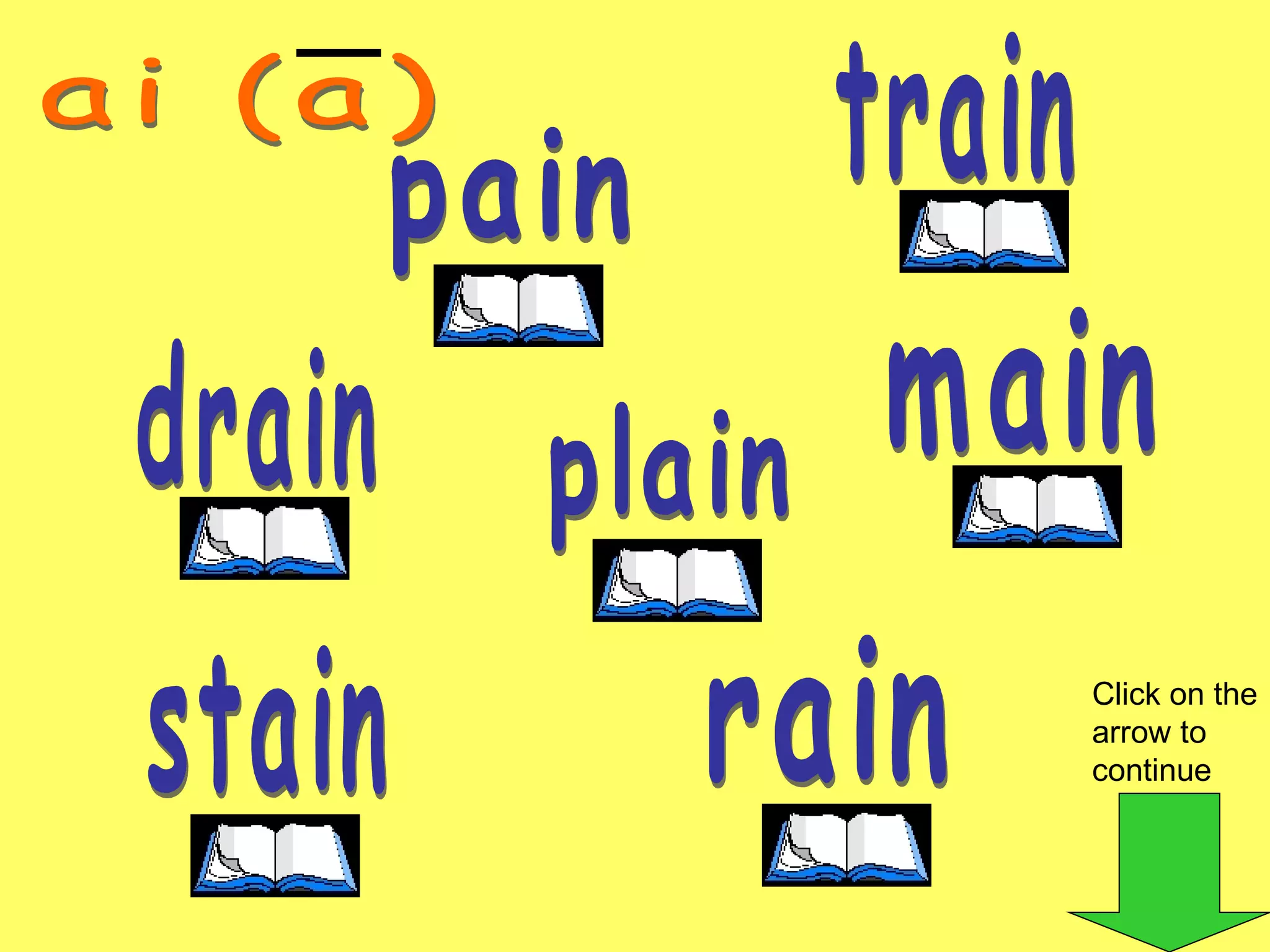 Vowels Digraphs (ai, ay) | PPT
