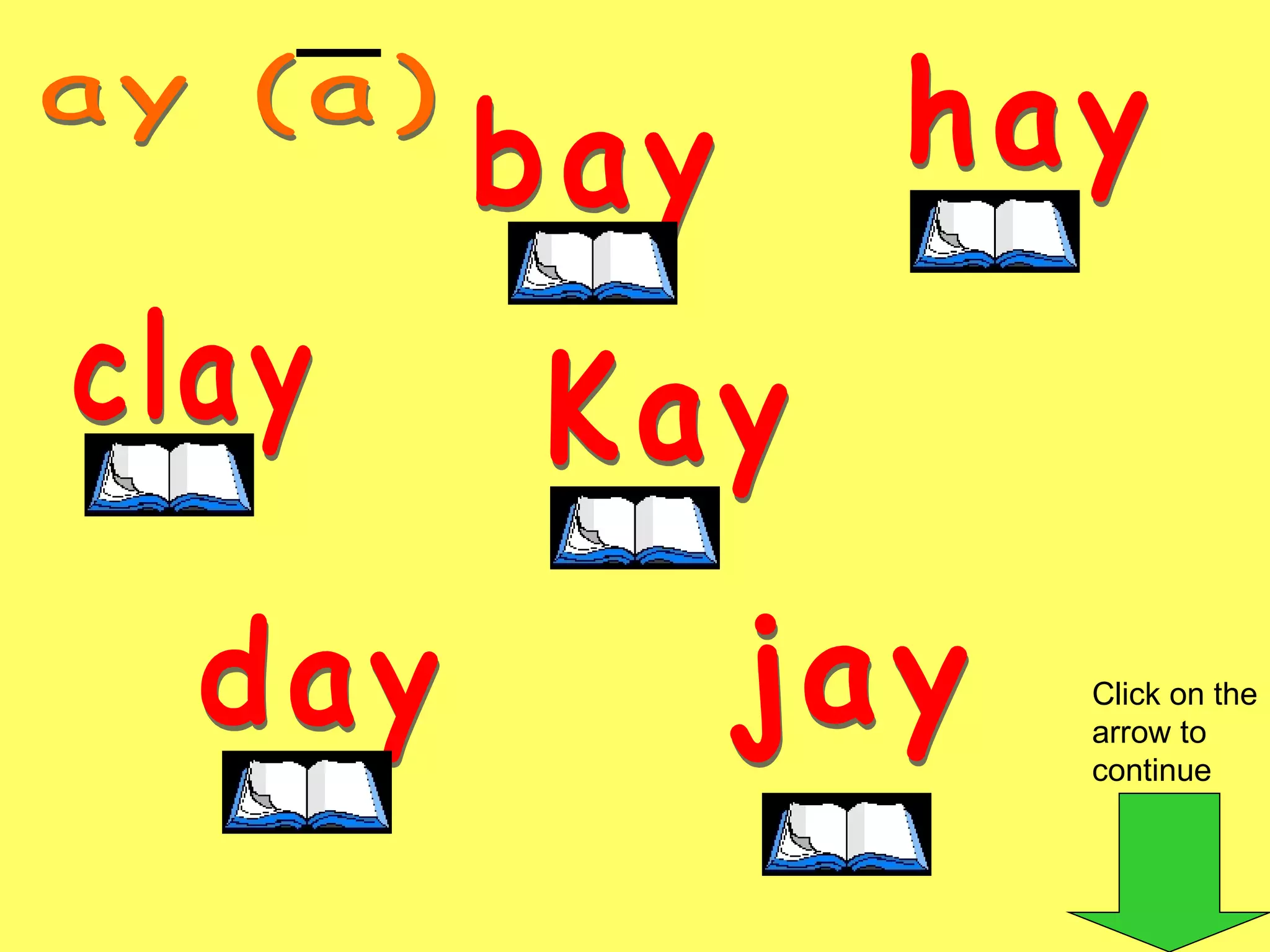 Vowels Digraphs (ai, ay) | PPT
