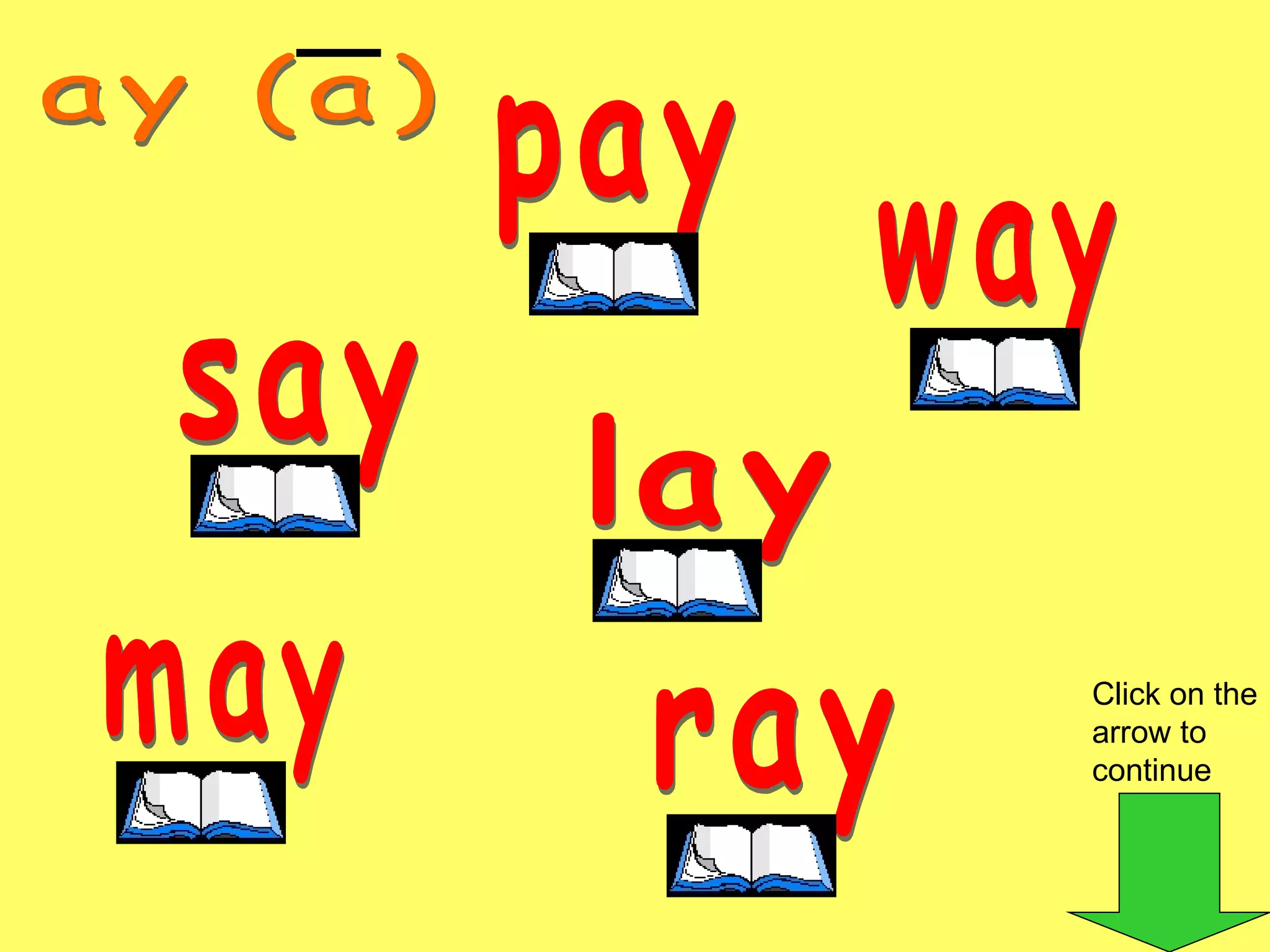 Vowels Digraphs (ai, ay) | PPT