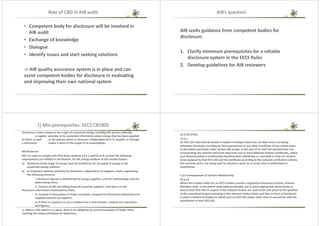 AIB 2019 - disclosure workshop - Liesbeth Switten | PPT