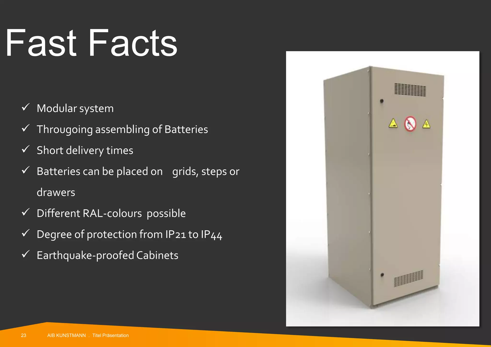 Battery Racks and Cabinet Solutions | PPTX