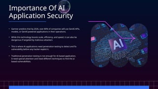 AI Based application Penetration testing | PPTX