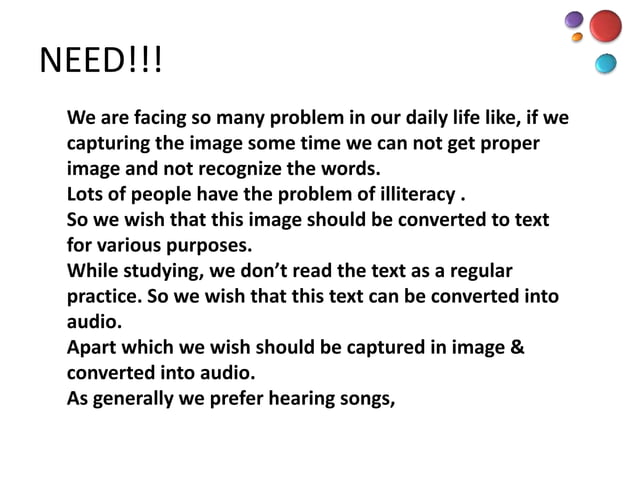 Ai Based Character Recognition And Speech Synthesis Ppt
