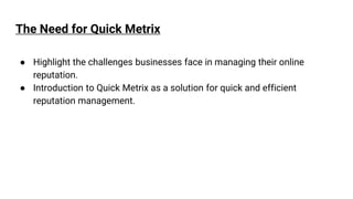 ai based online reputation management tool | PPT