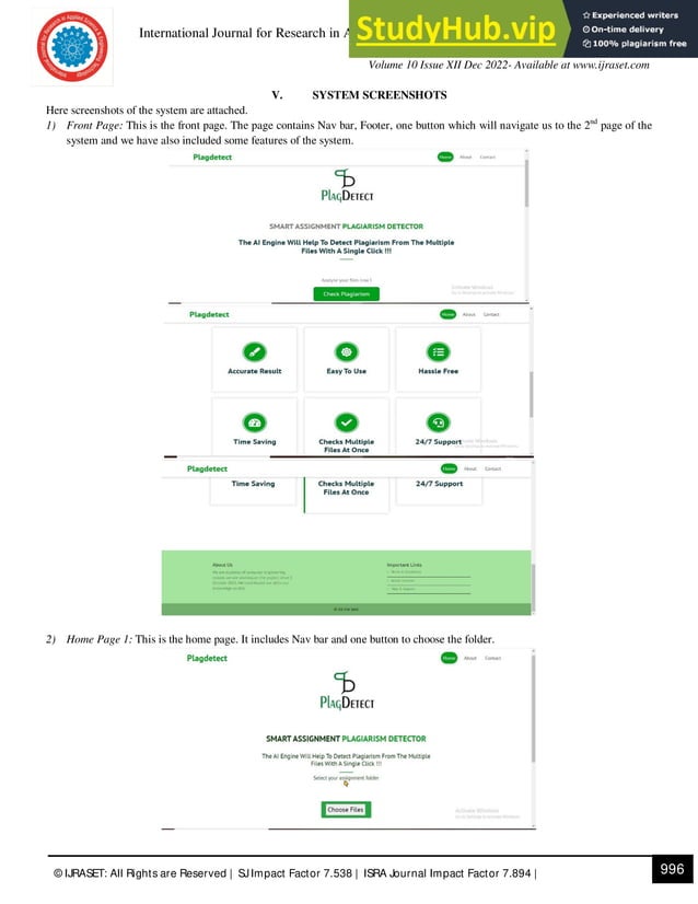 AI Based Student S Assignments Plagiarism Detector | PDF