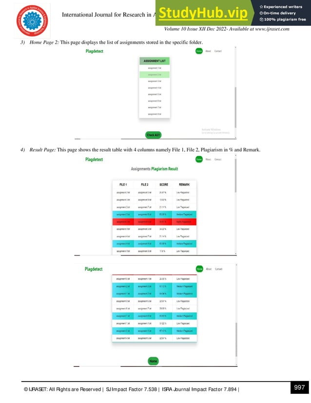 AI Based Student S Assignments Plagiarism Detector | PDF