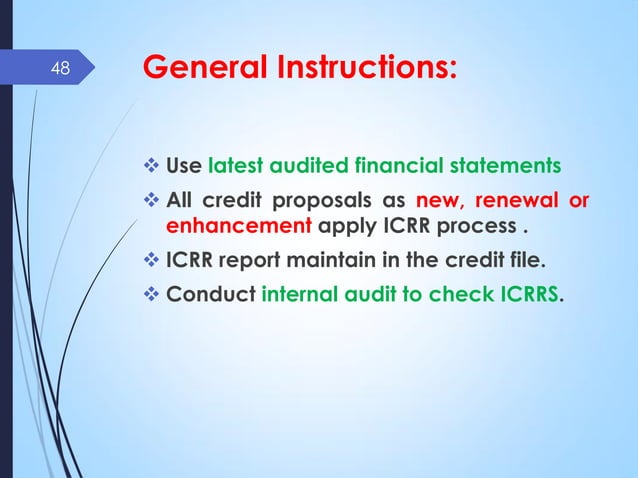 AIBB 202 Lesson 2.6: CRG & Internal Credit Risk Rating Systems (ICRRS ...