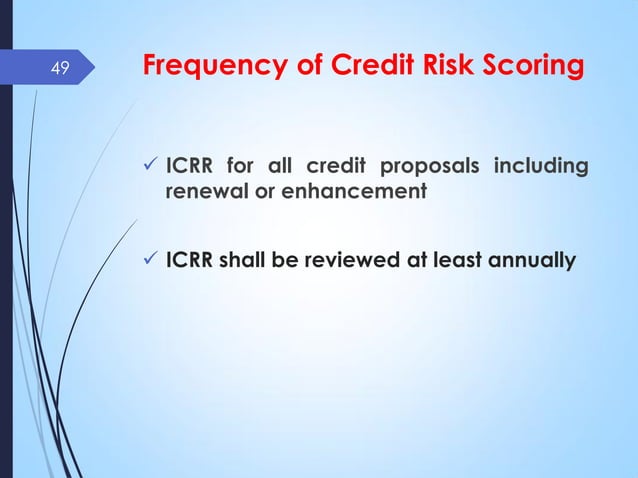 AIBB 202 Lesson 2.6: CRG & Internal Credit Risk Rating Systems (ICRRS ...