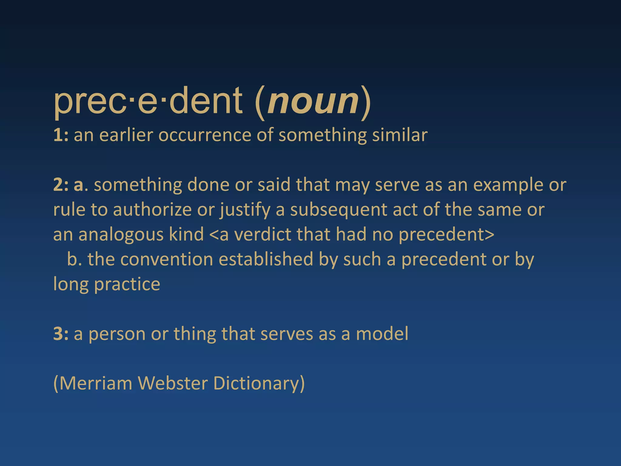 The Use of Precedent in Design | PPTX