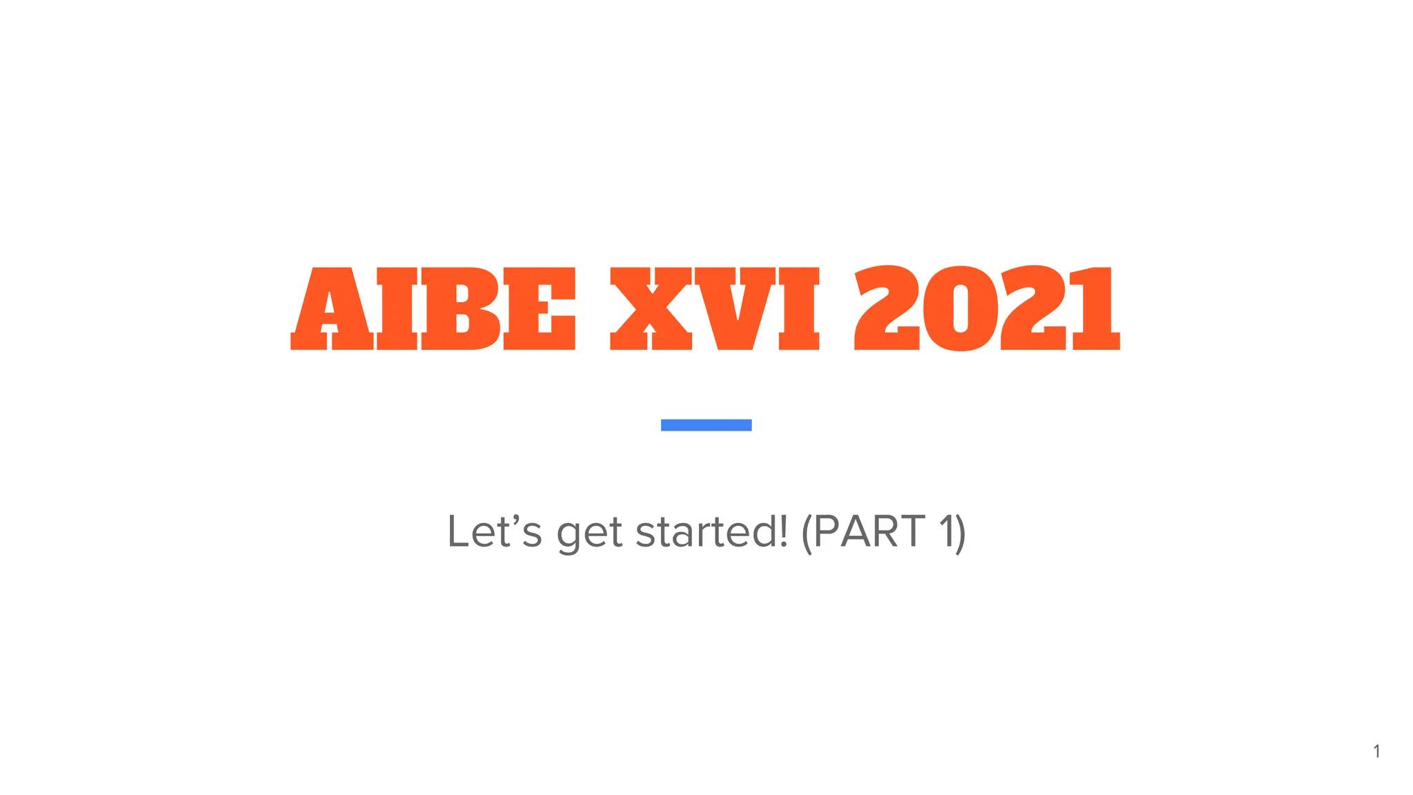 AIBE XVI 2021 (PART 1) by Shraddha Pandit | PPTX