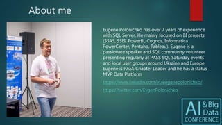 Eugene Polonichko "Azure Data Lake: what is it? why is it? where is it ...
