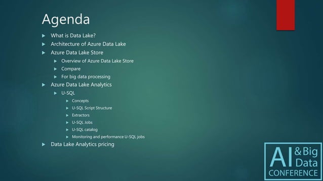 Eugene Polonichko "Azure Data Lake: what is it? why is it? where is it ...