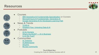 AI Black Box - Cracking the Code for Startup Success with AI | PPT