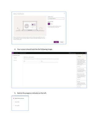 AI Builder - Binary Classification | DOCX | Technology & Computing