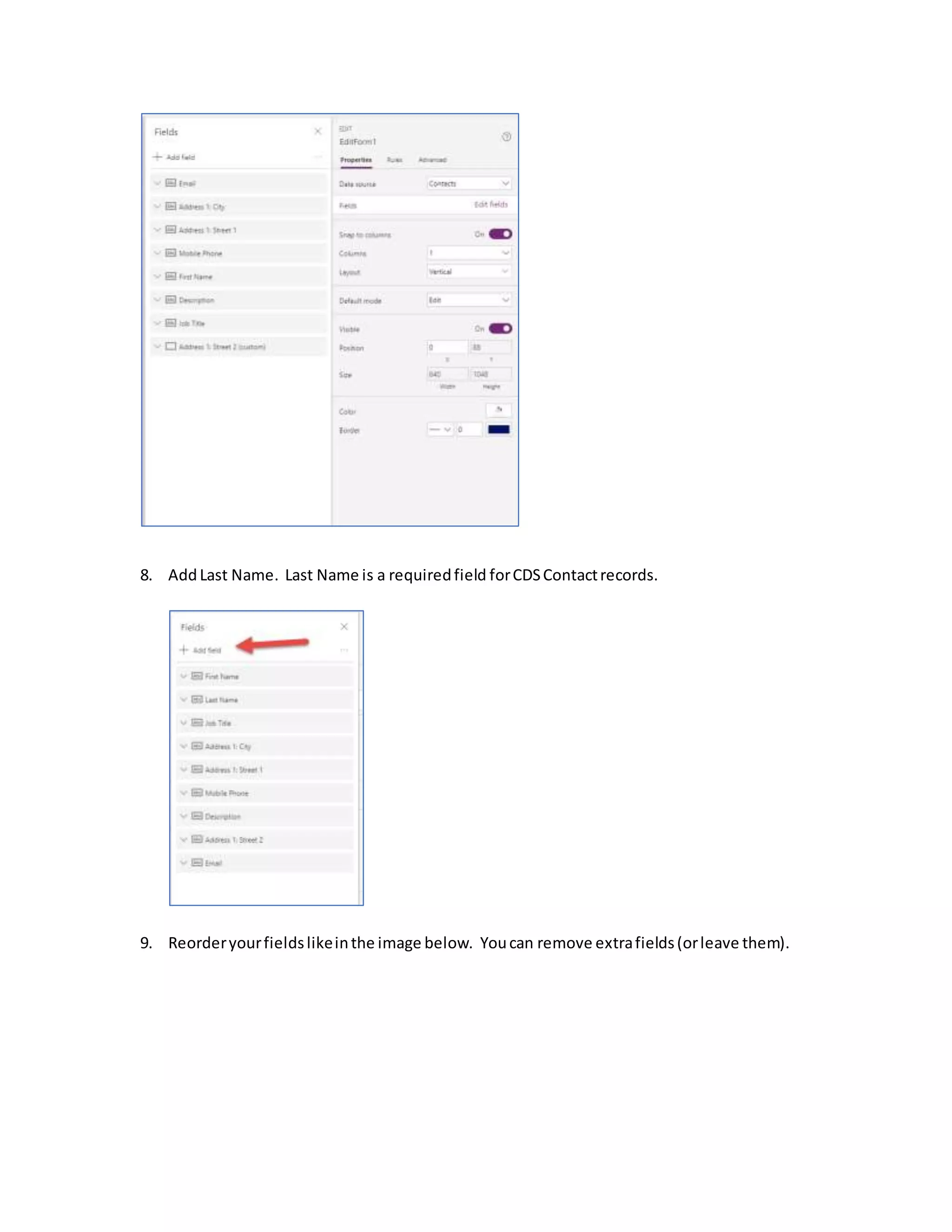 AI Builder - Business Card Reader | PDF