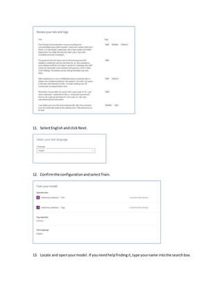 AI Builder - Text Classification | DOCX