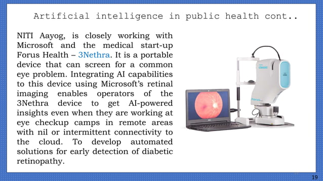 Artificial Intelligence in Healthcare in India | PPTX | Technology Industry | Industries